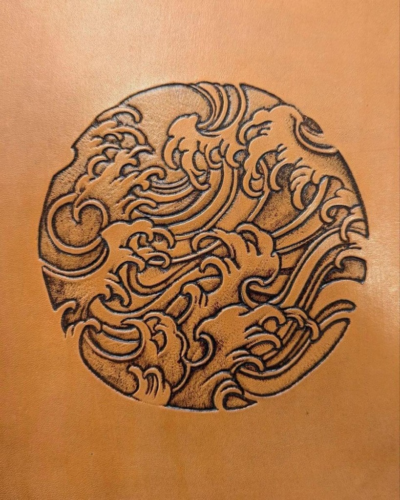 The Leather Tattoo Machine by 21Grams Leather Goods - Black Flag ...