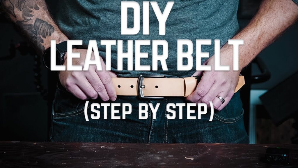 How to Make a Leather Belt | Step-by-Step Leatherworking Tutorial ...