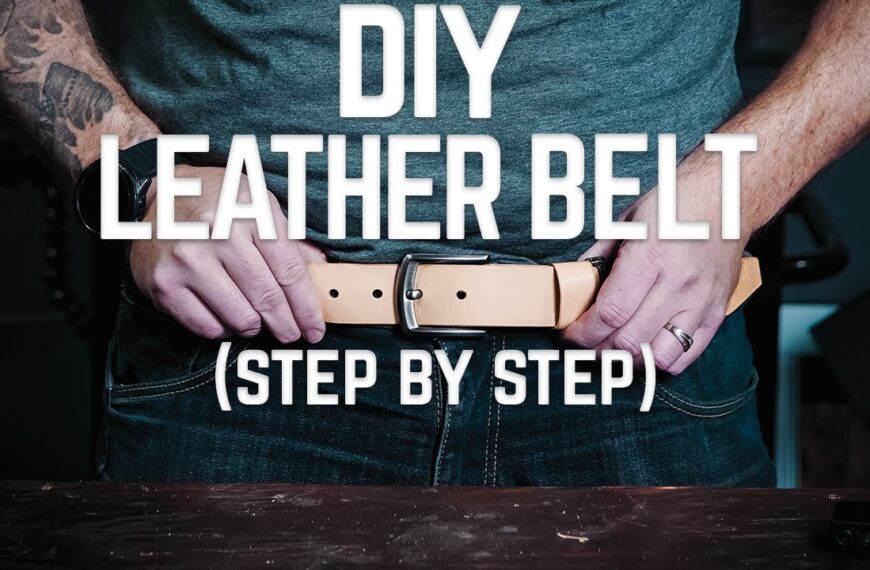 How to Make a Leather Belt | Step-by-Step Leatherworking Tutorial - Black Flag Leather Goods